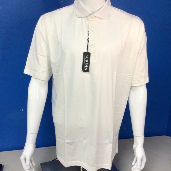 turtleson | Shirts | Nwt Turtleson Clubhouse Cotton Polo White Size Xl ...